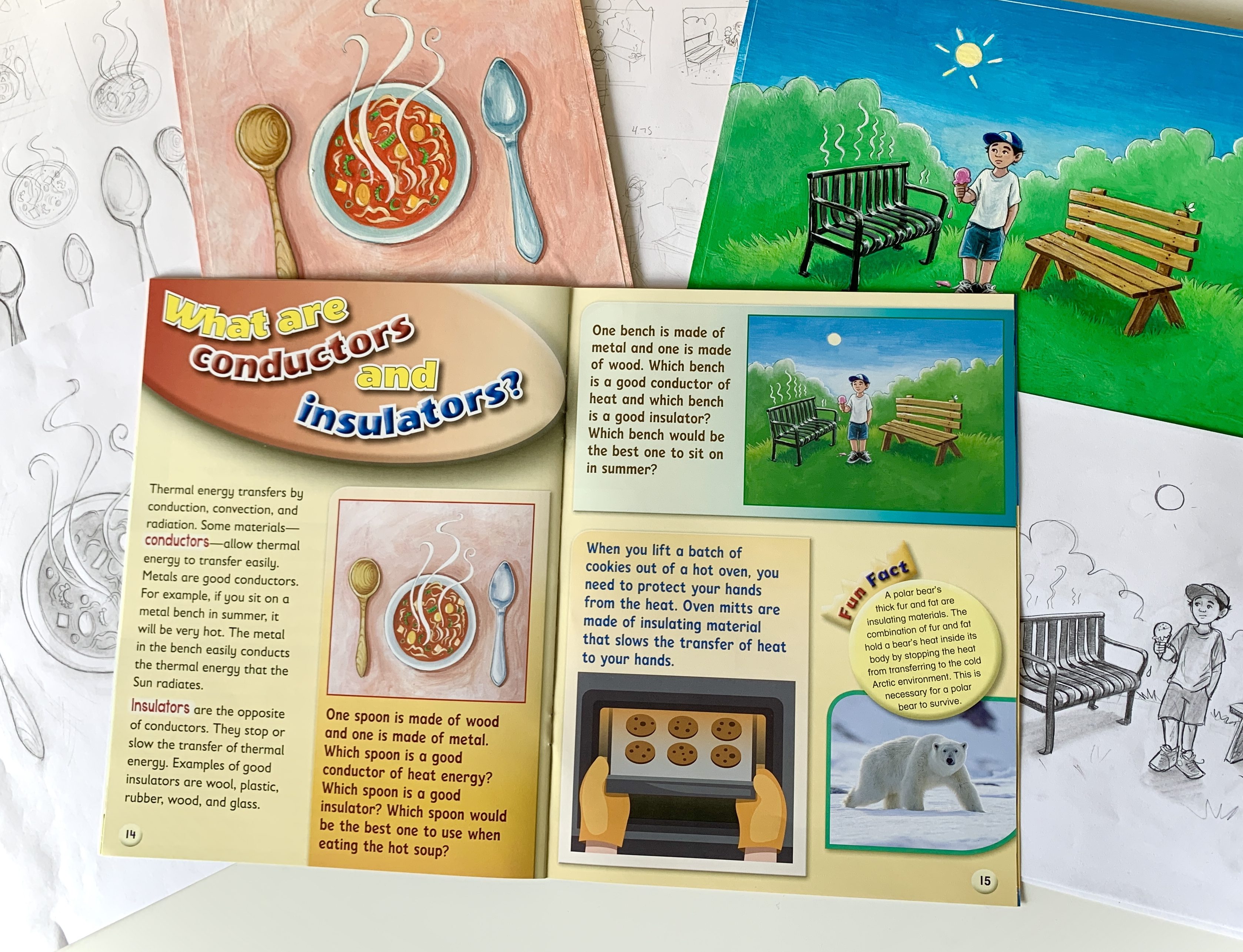 Thermal Energy illustrations – Heather Castles Illustration